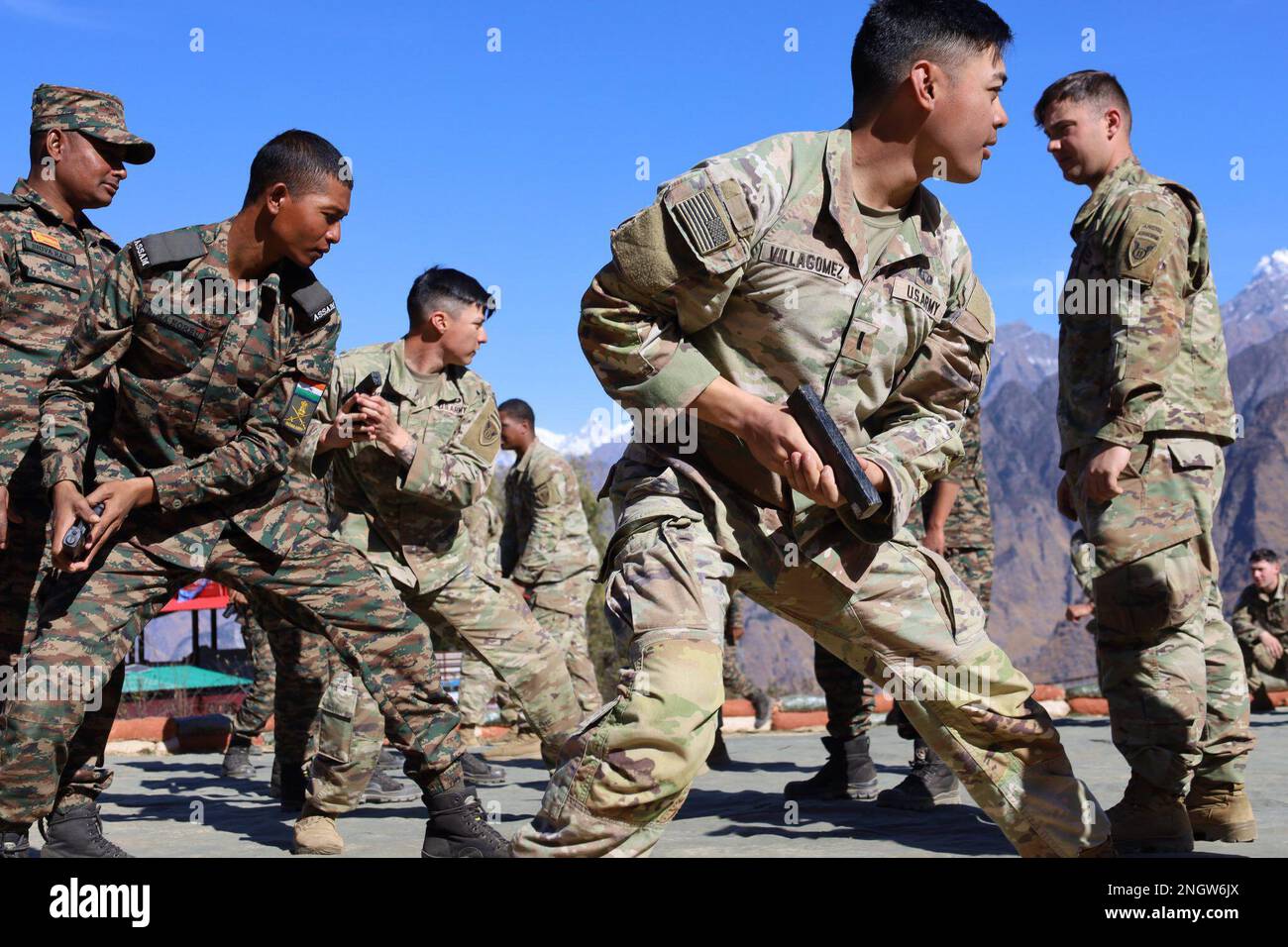 Lt. Villagomez, 1st Battalion, 40th Cavalry Regiment, 2nd Brigade, 11th ...