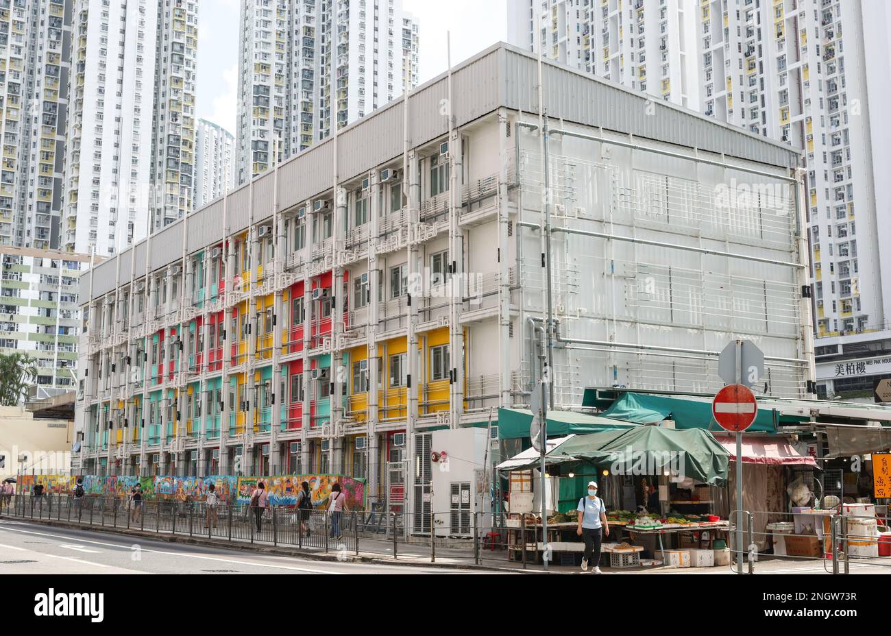The transitional housing project Nam Cheong 220 by the Hong Kong ...