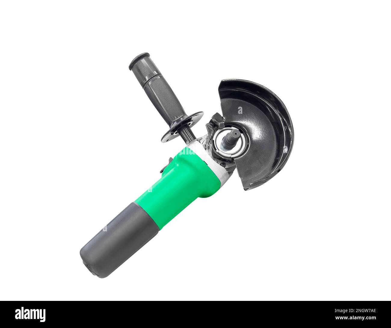 Angle grinder tool isolated on a white background. Electric angle ...