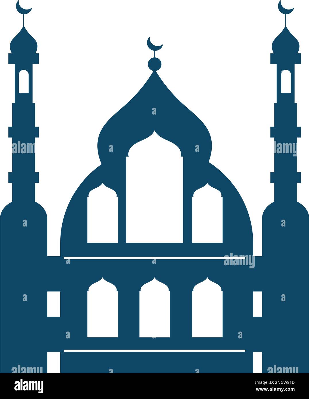 muslim mosque facade Stock Vector Image & Art - Alamy