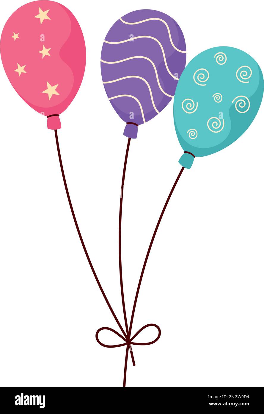balloon helium floating Stock Vector Image & Art - Alamy