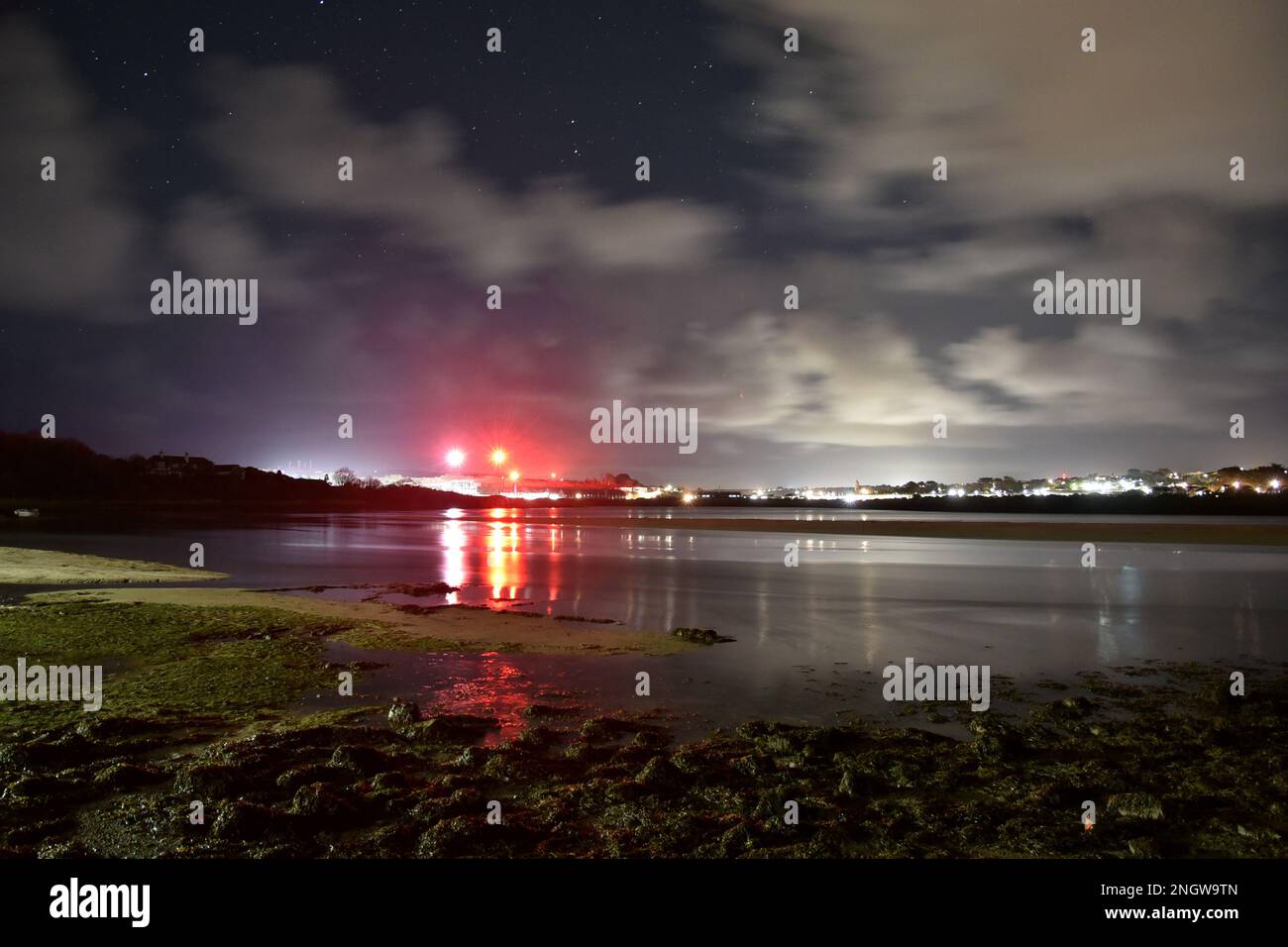 Hayle Estuary stars Stock Photo - Alamy