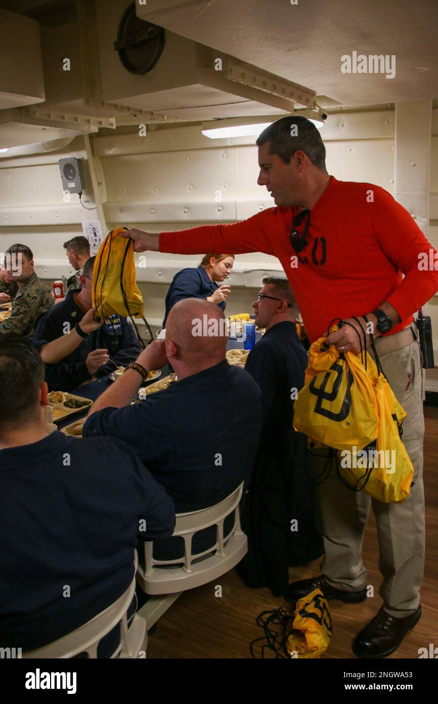 PACIFIC OCEAN (Nov. 24 2022) Capt. Douglas Langenberg, Commanding ...