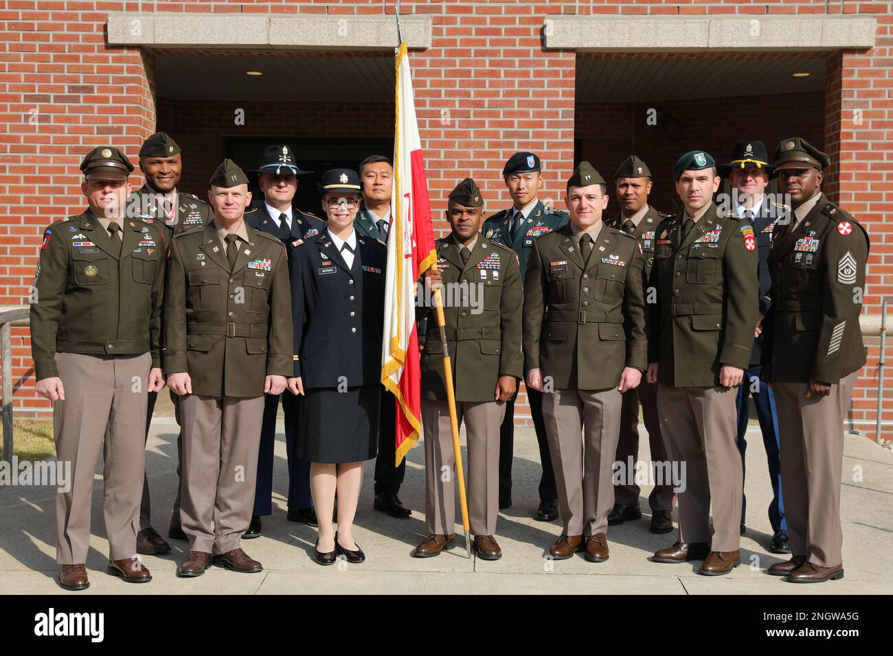 U.S. Army Headquarters and Headquarters Battalion Eighth Army leaders ...