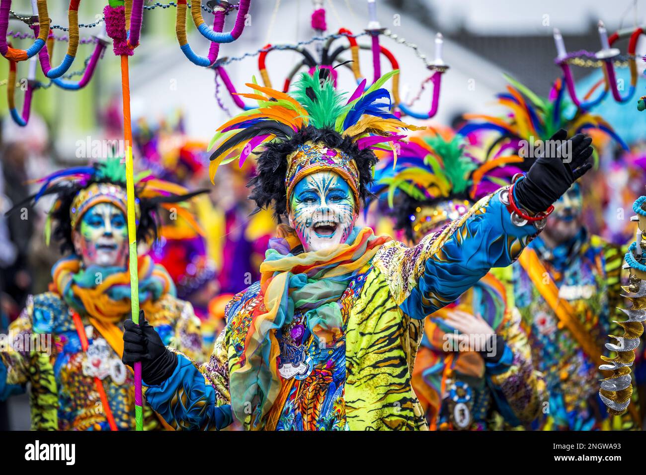 Heerlen, Netherlands. 19th Feb, 2023. HEERLEN - Carnival celebrations ...