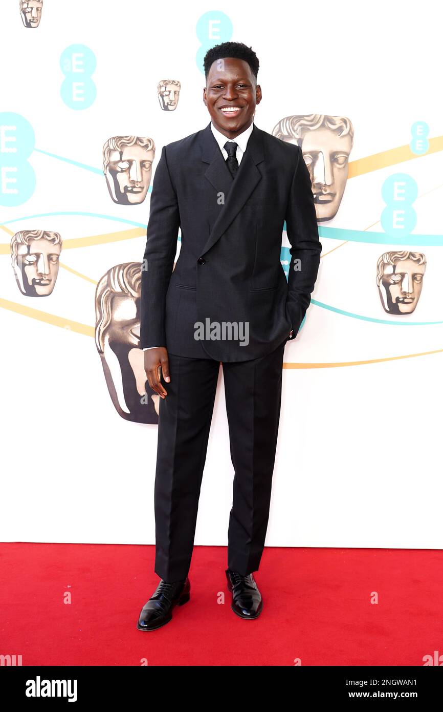 Toheeb Jimoh attending the 76th British Academy Film Awards held at the ...