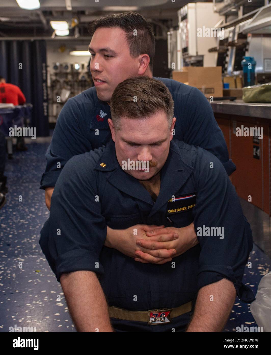 221125-N-UF592-1062 PHILIPPINE SEA (Nov. 25, 2022) Hospital Corpsman 1st Class Zachary Lopez ...