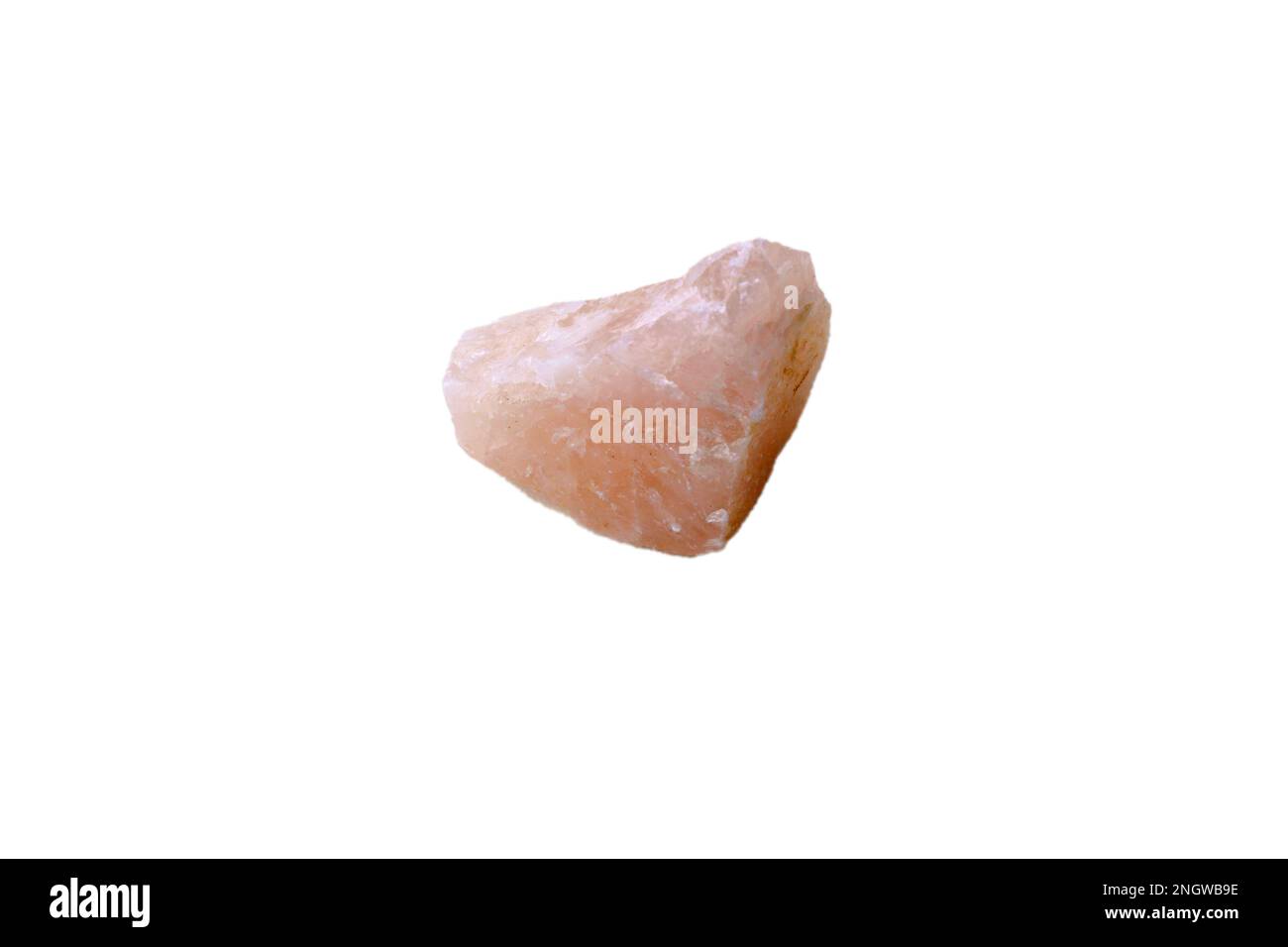 Natural mineral crystal of rose quartz gemstone. Natural rose quartz ...