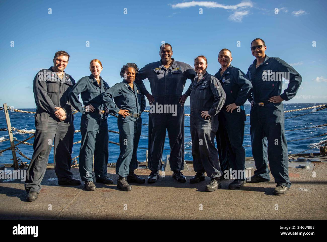 MEDITERRANEAN SEA (Nov. 25, 2022) U.S. Navy Sailors, assigned as ...