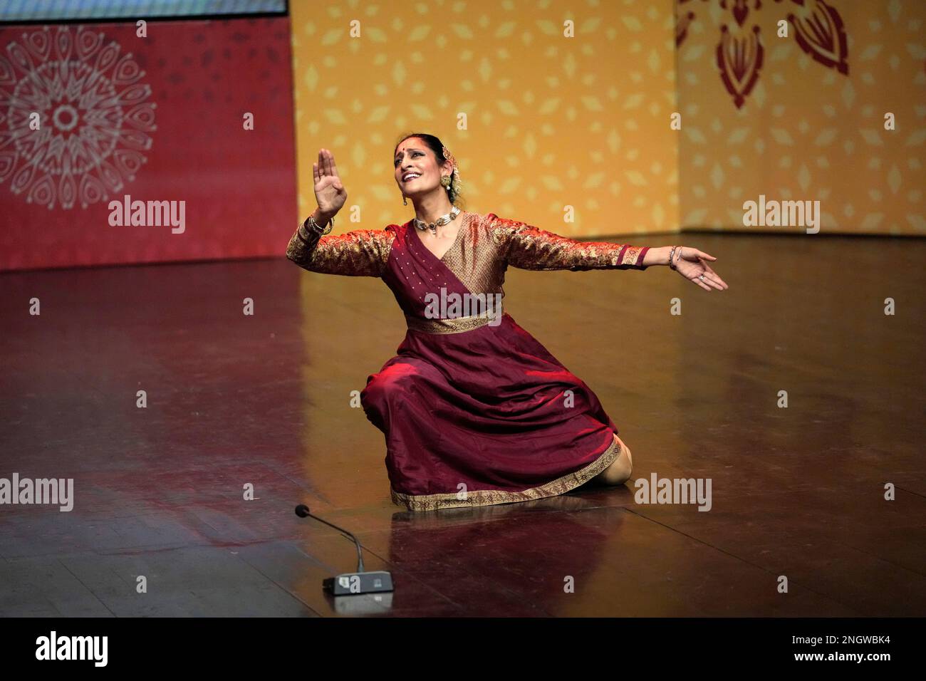 Kathak dancer Farah Yasmeen Shaikh performs a classical dance during ...