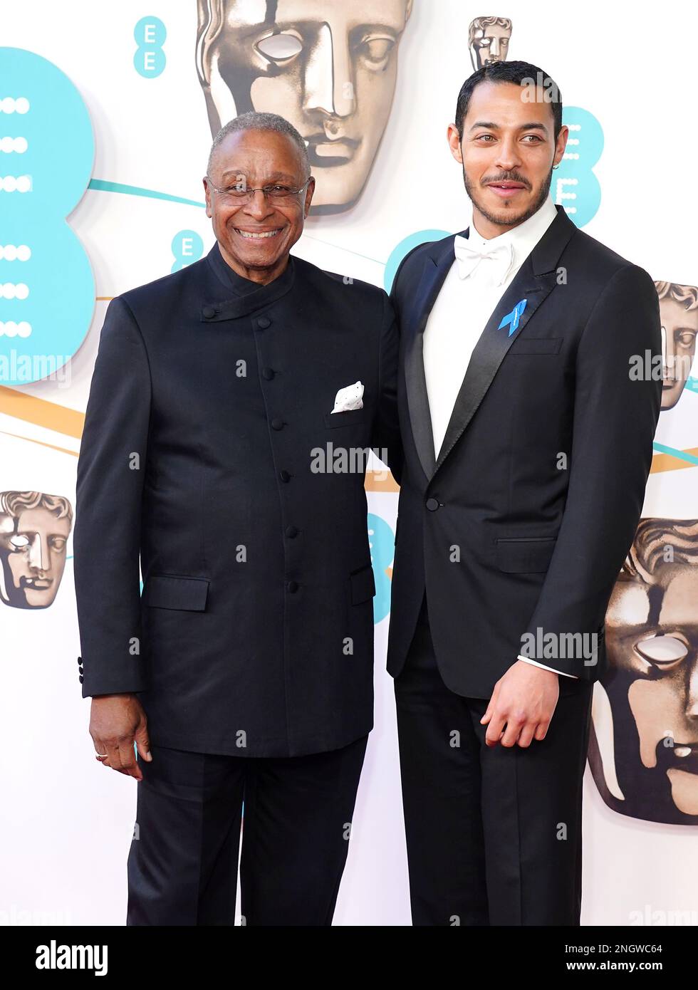 Daryl McCormack (right) and his grandfather attending the 76th British ...