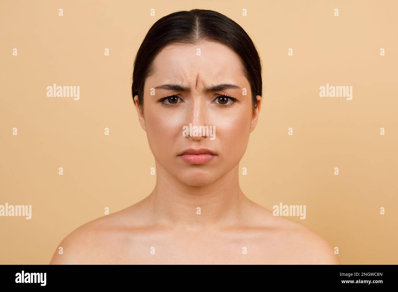 Frowning lines hi-res stock photography and images - Alamy