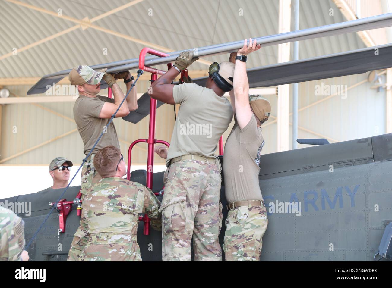 U.S. Army Aviation maintenance personnel, pilots, and crew chiefs from ...