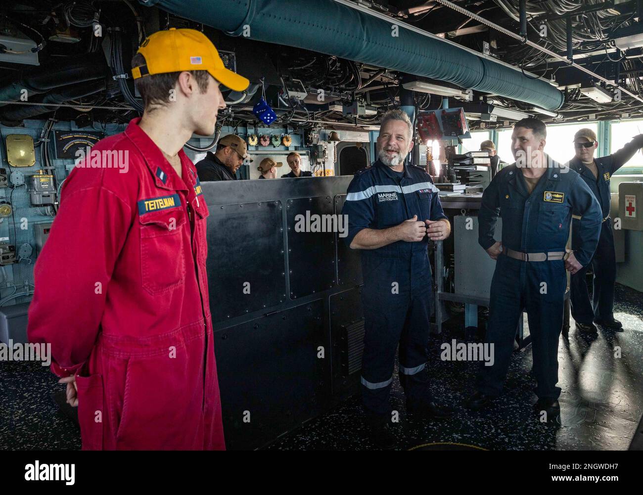 MEDITERRANEAN SEA (Nov. 27, 2022) French Rear Adm. Christophe Cluzel ...
