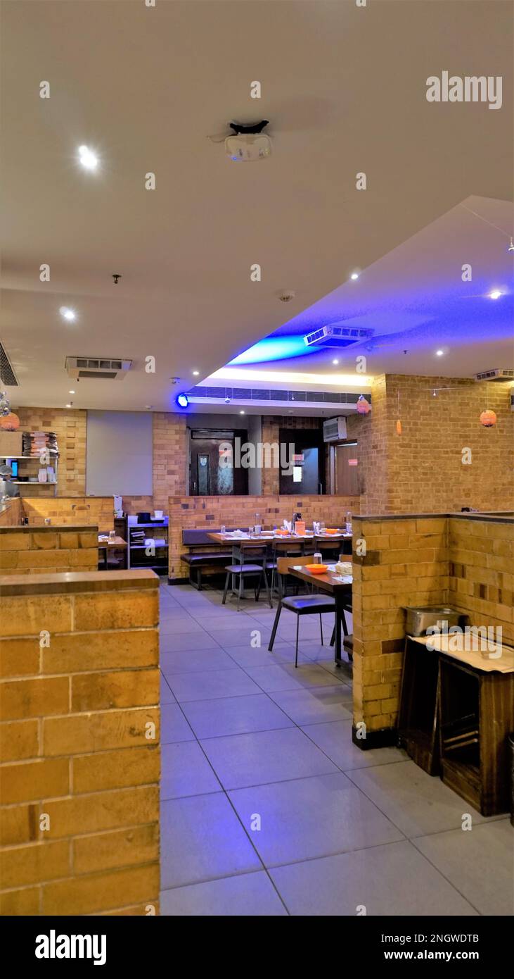 Bangalore,Karnataka,India-January 04 2023: Interior view of Barbecue ...