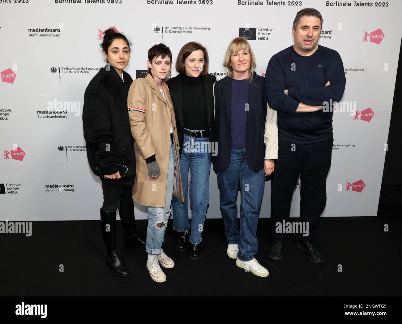 Berlin, Germany. 19th Feb, 2023. Berlinale jury members Golshifteh ...