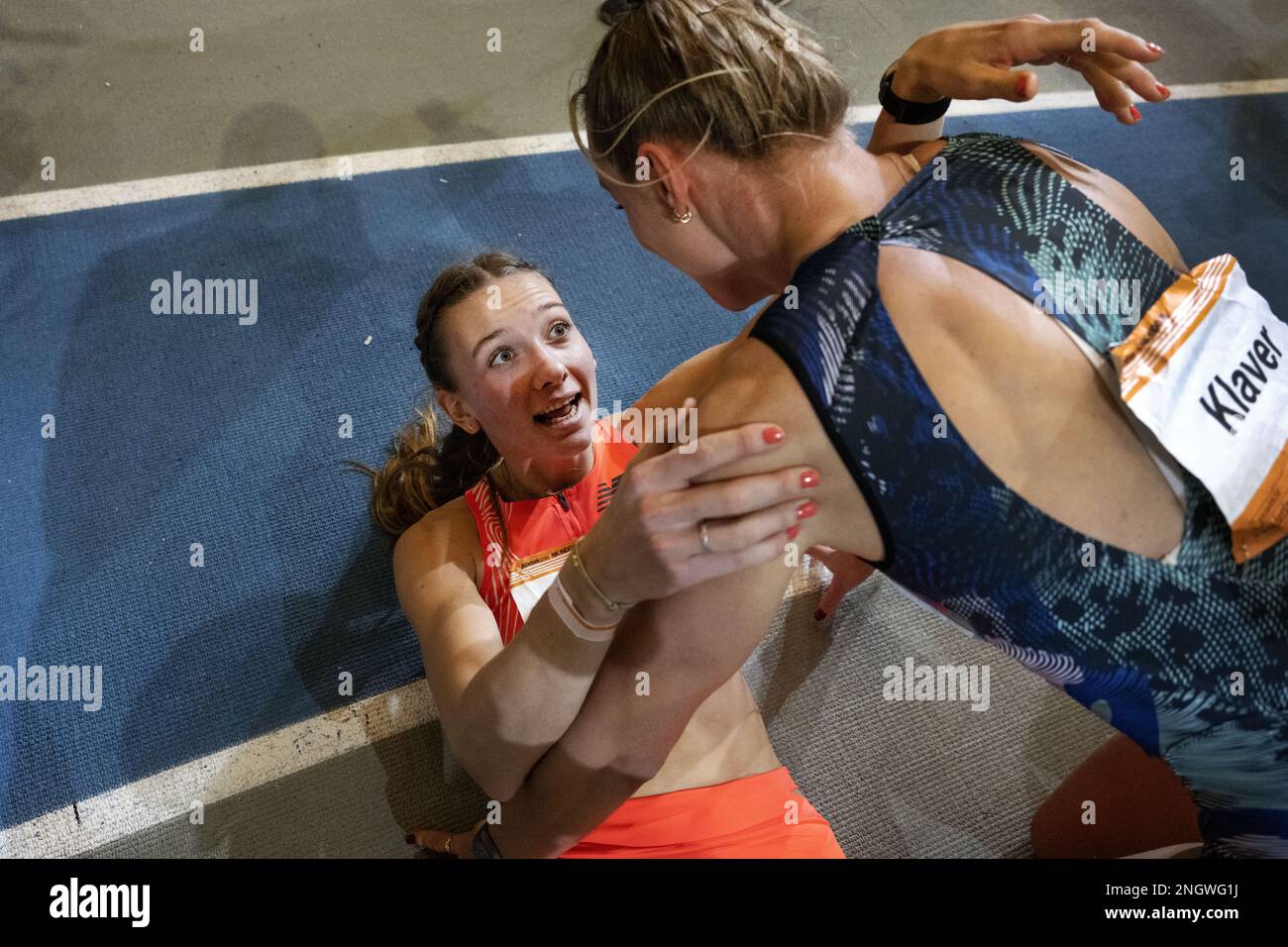 APELDOORN - Femke Bol with world record in the 400m during the second ...