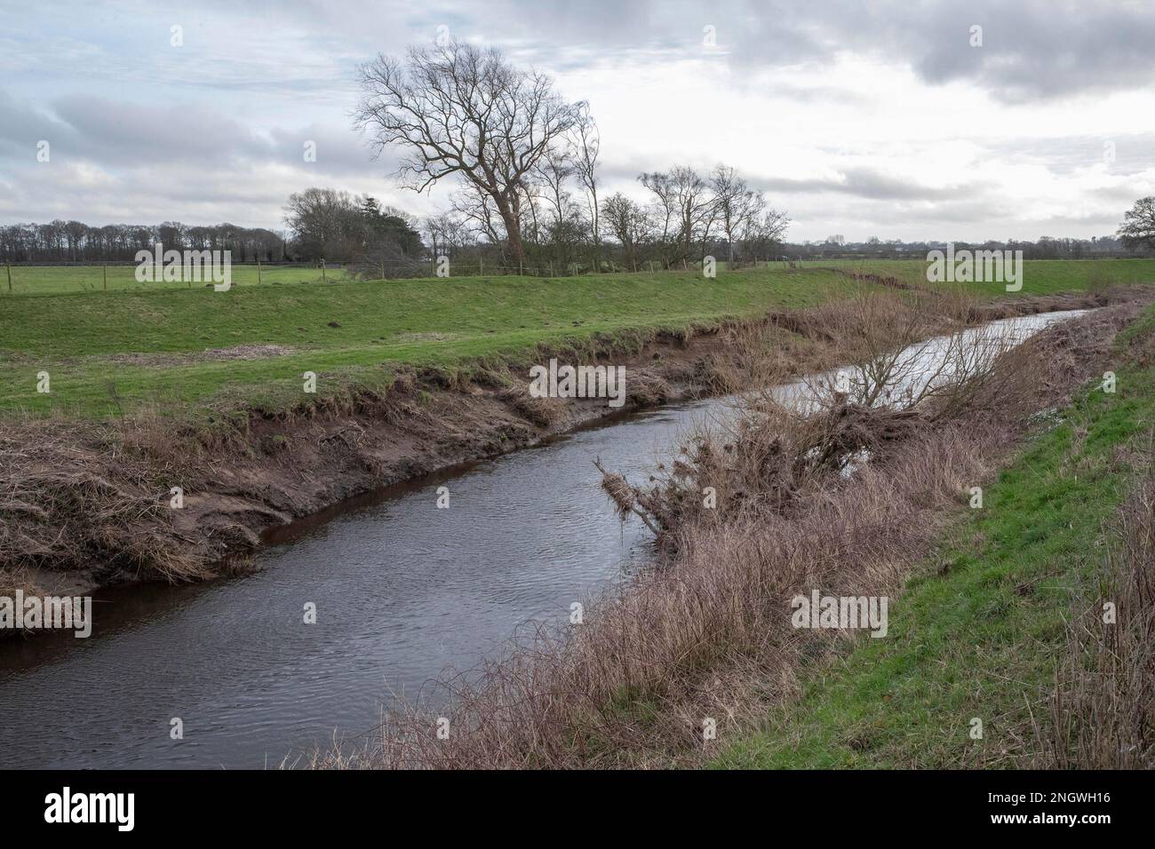 The Location On The River Wyre Near St Michaels On Wyre Lancashire