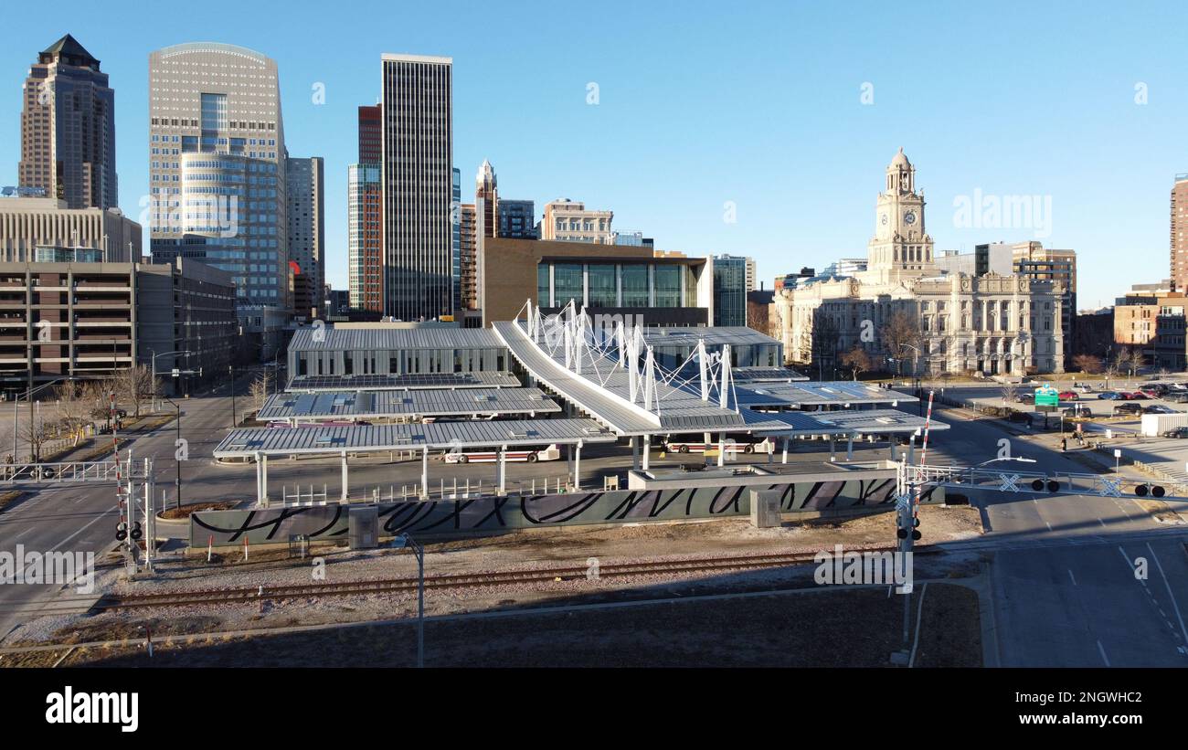 Aerial flyover shot park landscape hi-res stock photography and images ...