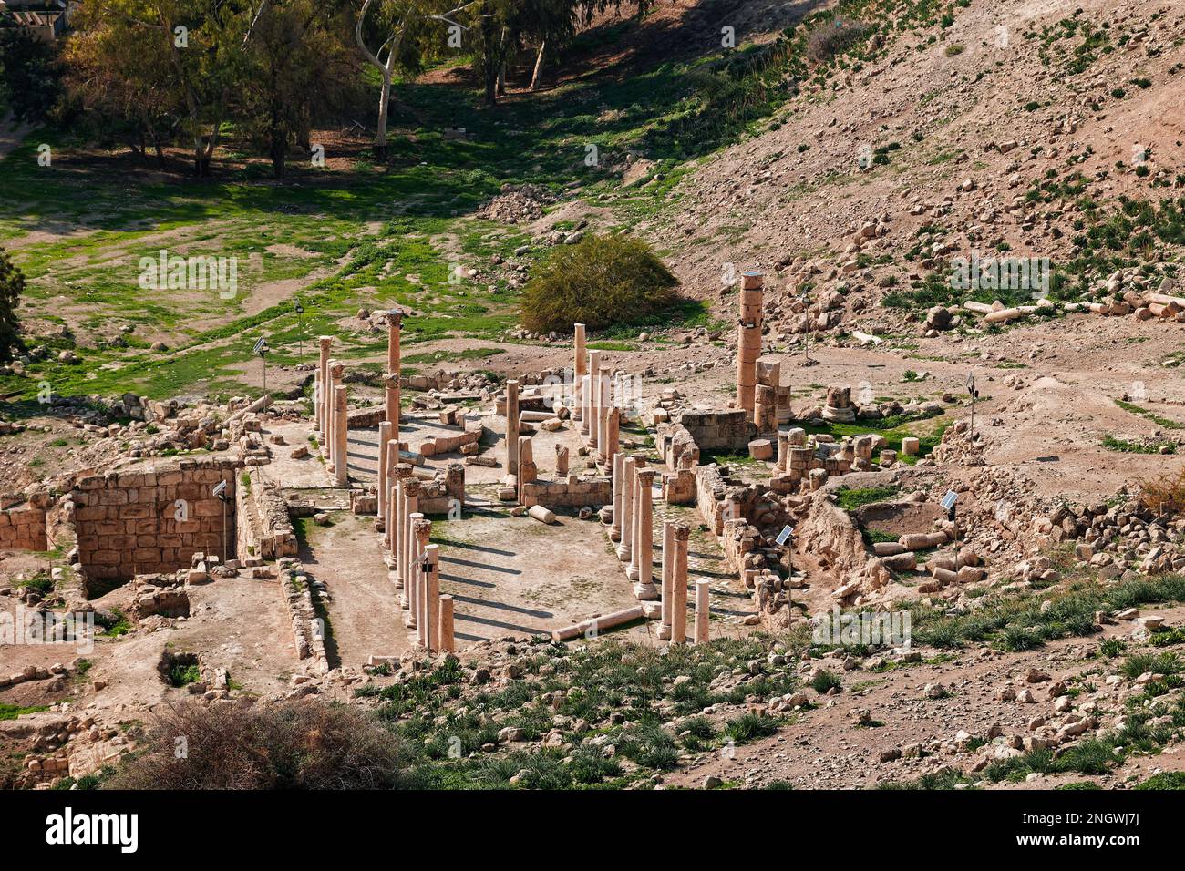 The Byzantine Civic Complex Church or Middle Church in the ancient city ...