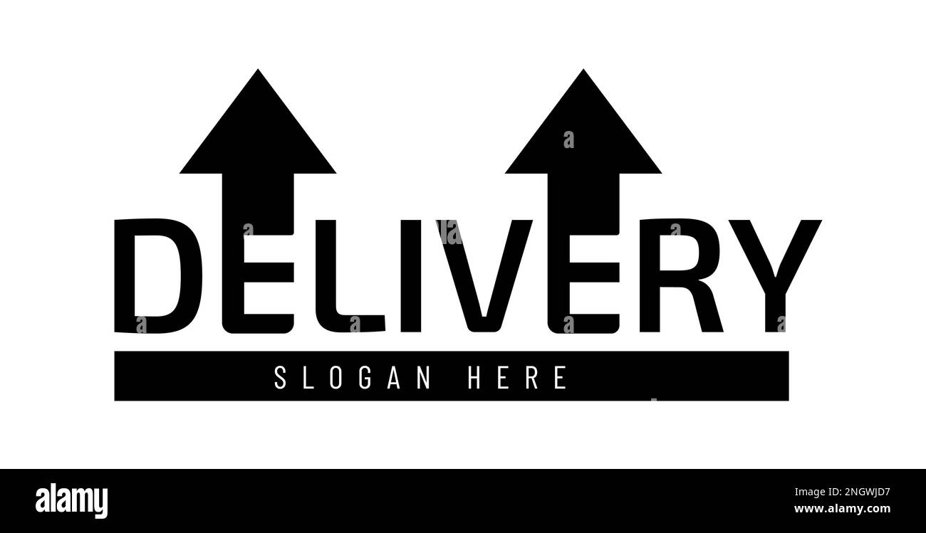 Logo on delivery truck Black and White Stock Photos & Images - Alamy