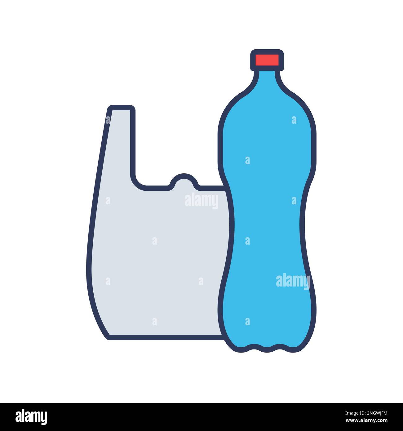 Water filled bag Stock Vector Images - Alamy