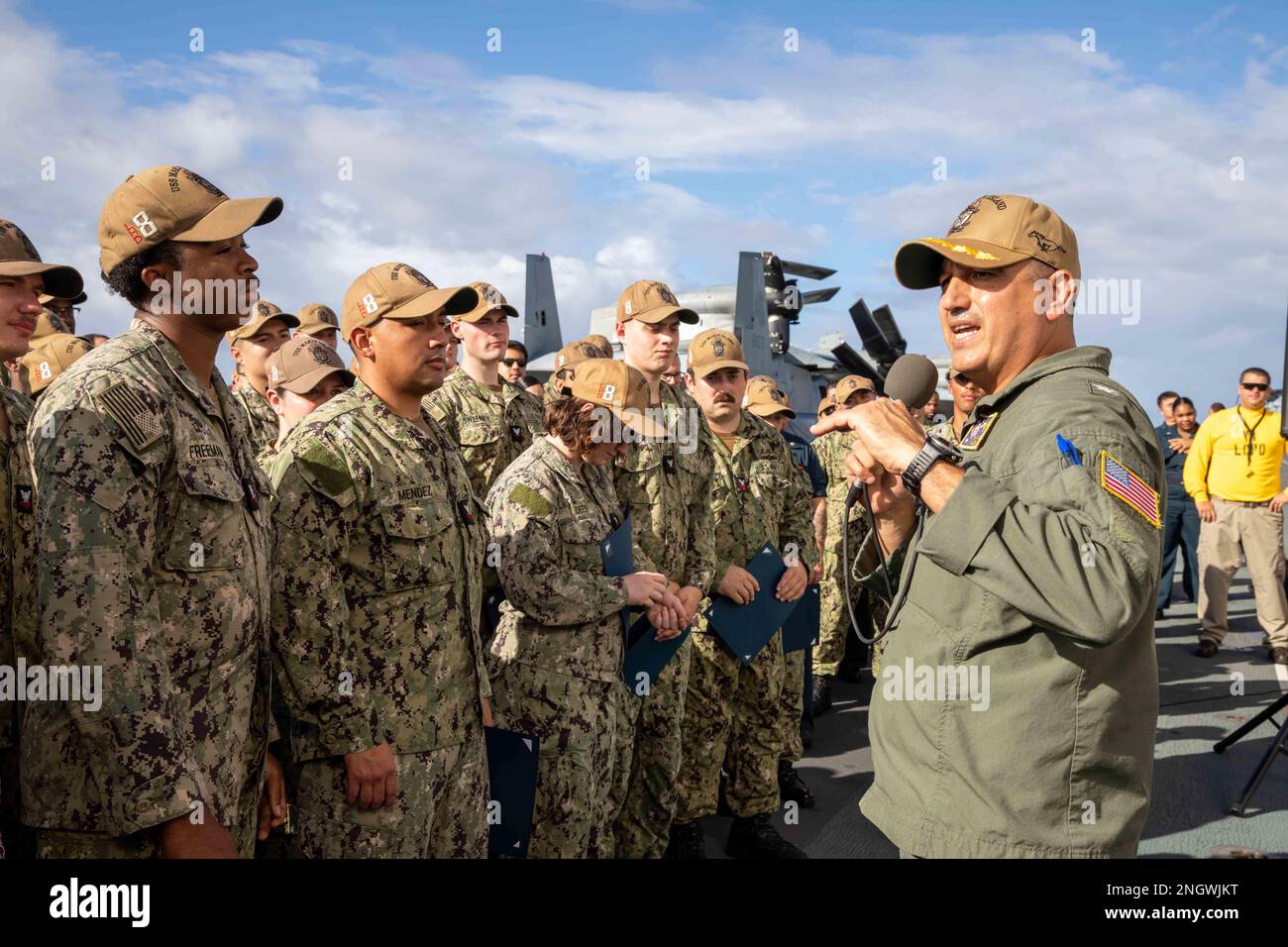 221129-N-IV962-1334 PACIFIC OCEAN (Nov. 29, 2022) – Capt. Tony Chavez ...