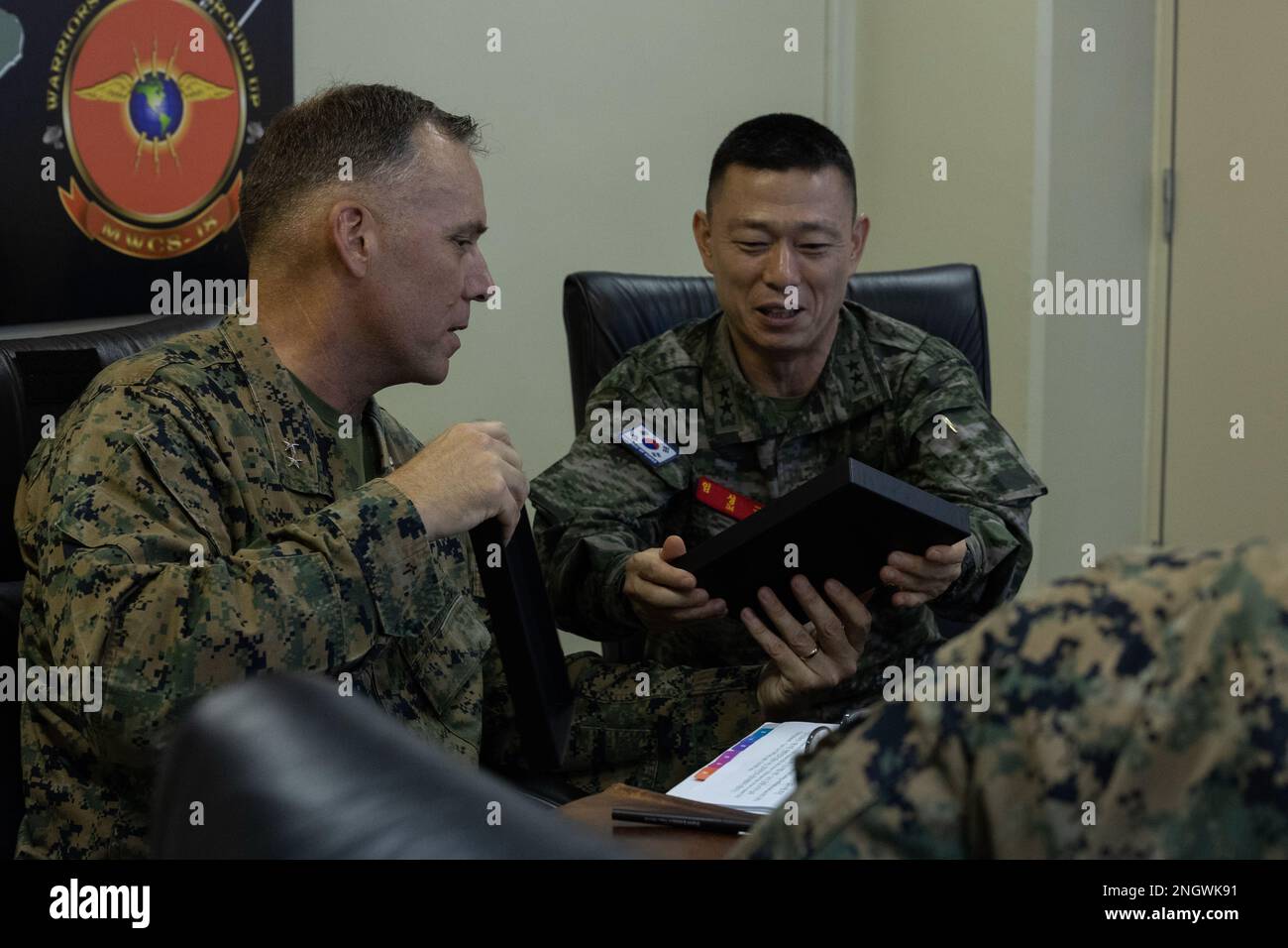 U.S. Marine Corps Major General Eric Austin, commanding general of 1st ...