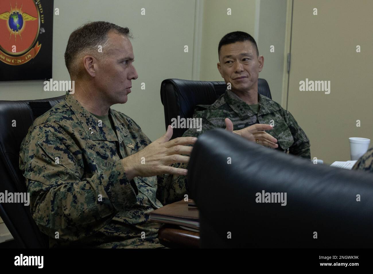 U.S. Marine Corps Major General Eric Austin, commanding general of 1st ...