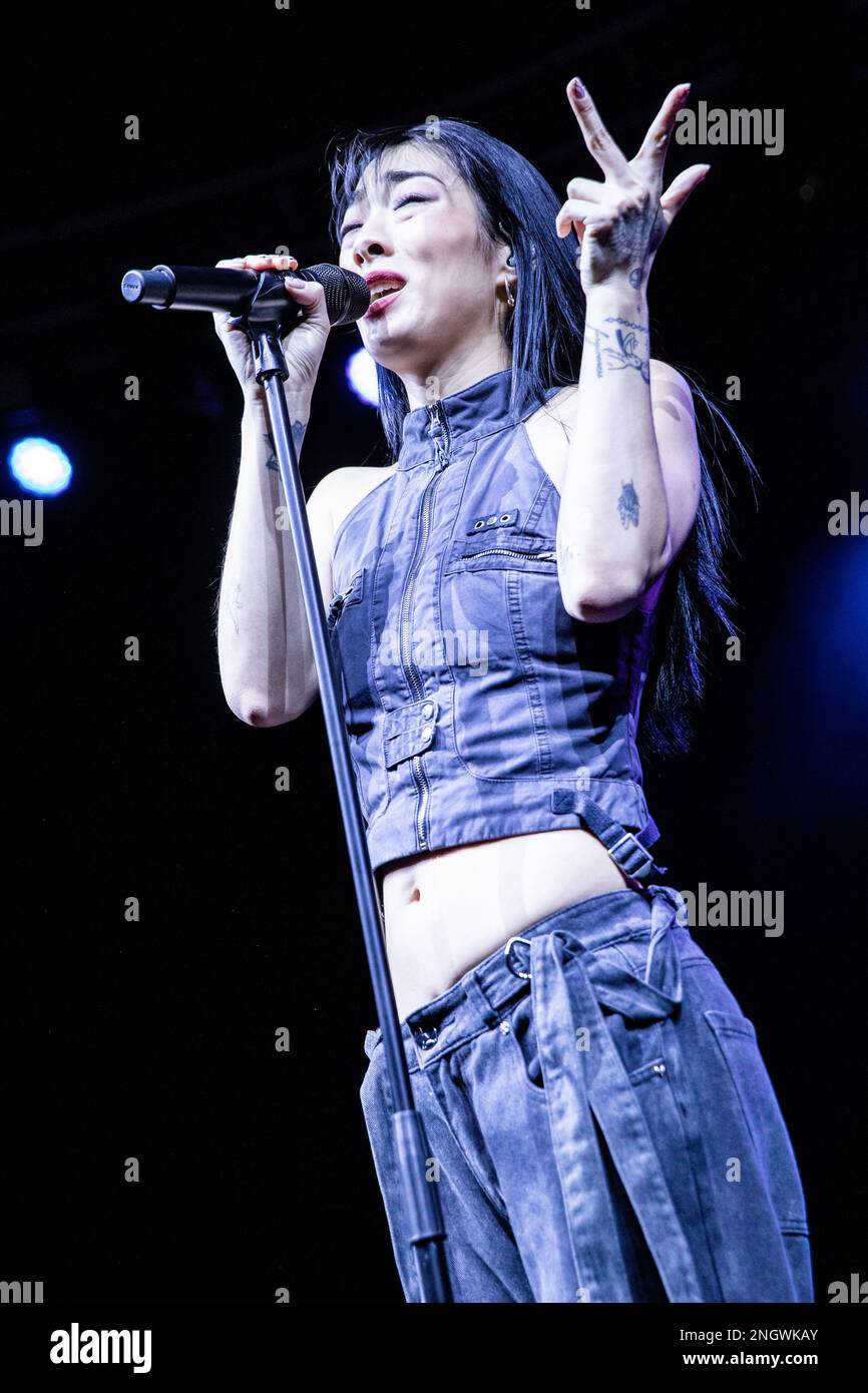 Milan Italy. 18 February 2023. The Japanese-British singer-songwriter ...