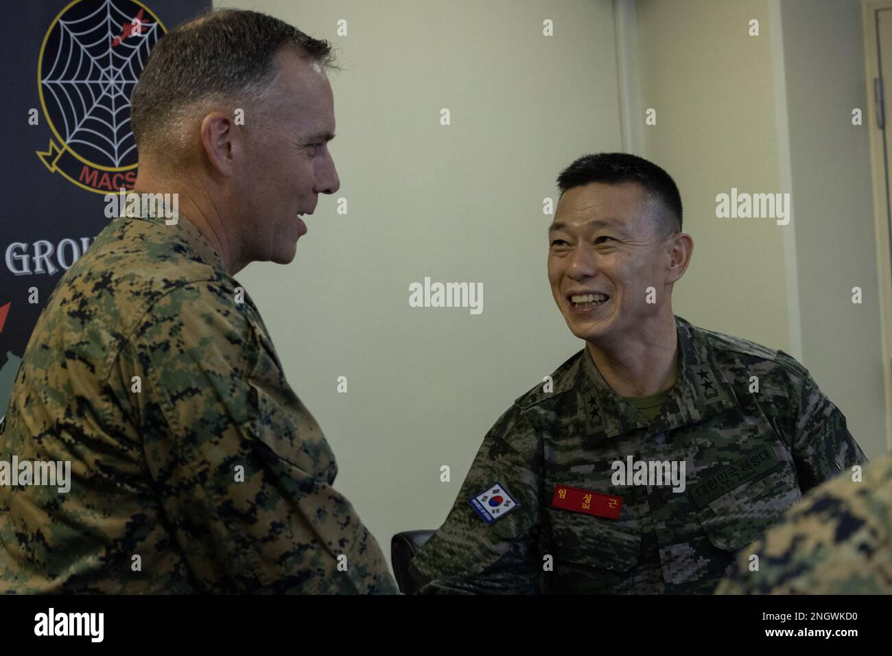 U.S. Marine Corps Major General Eric Austin, commanding general of 1st ...