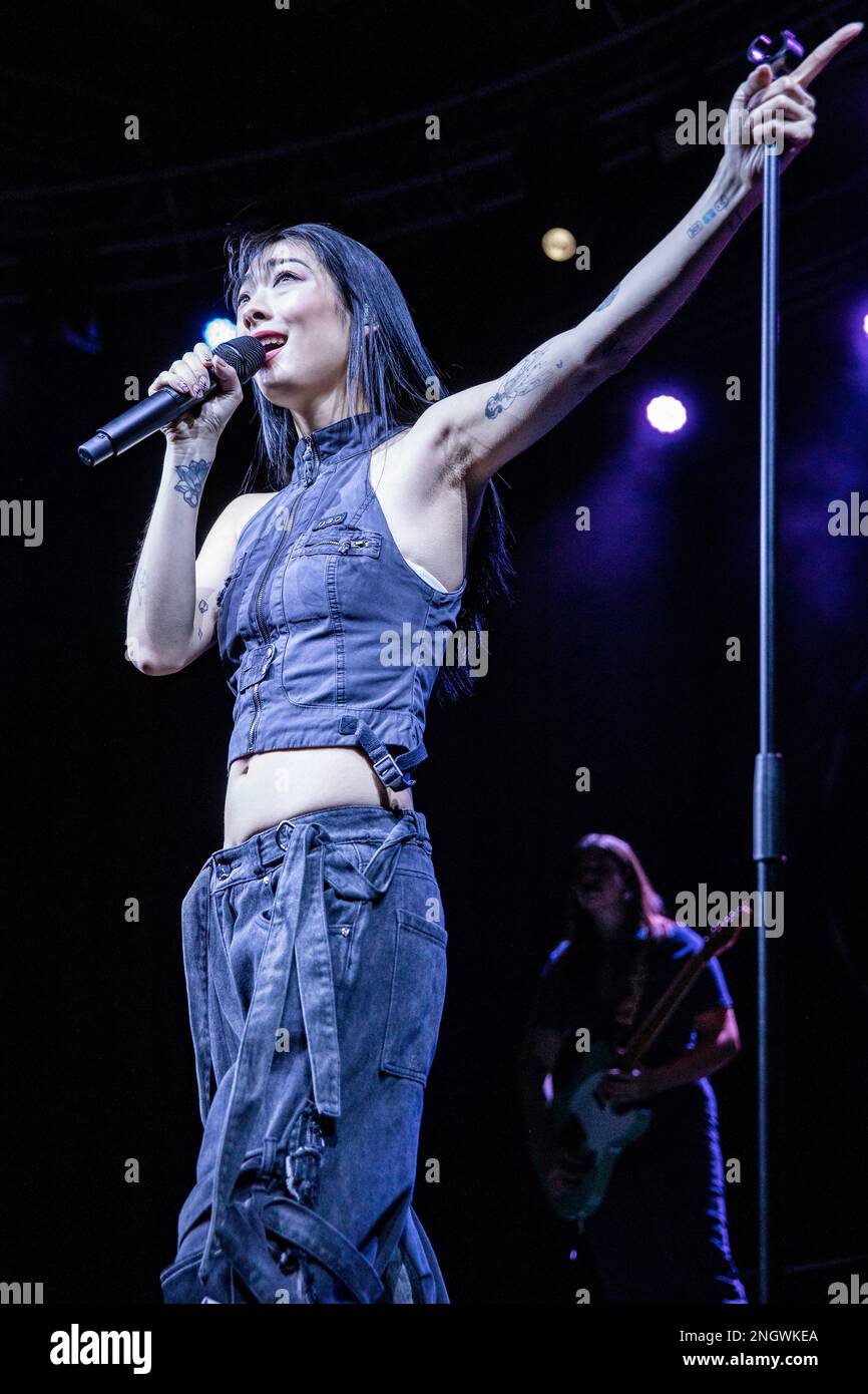 Milan Italy. 18 February 2023. The Japanese-British singer-songwriter ...