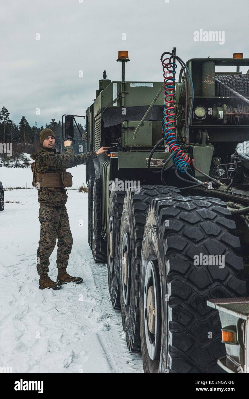 U.S. Marine Corps Aaron Eaves, a motor vehicle operator, with 2nd ...