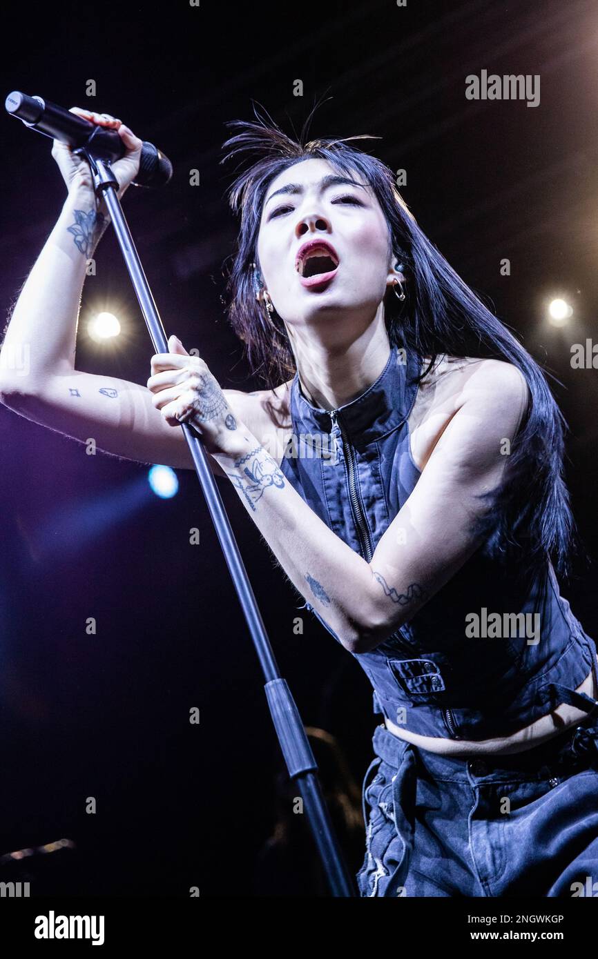 Milan Italy. 18 February 2023. The Japanese-British singer-songwriter ...