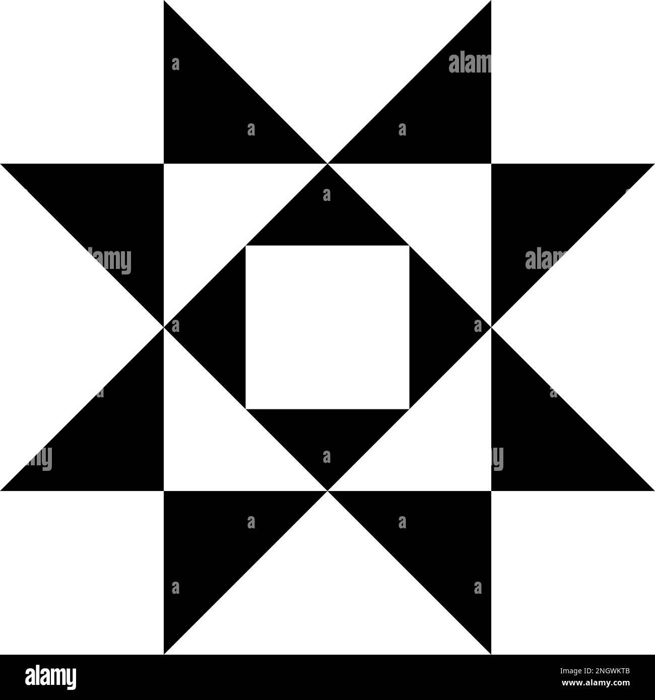 Barn quilt symbol icon Stock Photo - Alamy
