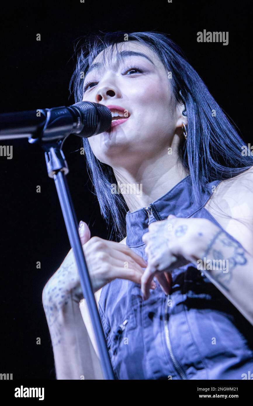 Milan Italy. 18 February 2023. The Japanese-British singer-songwriter ...