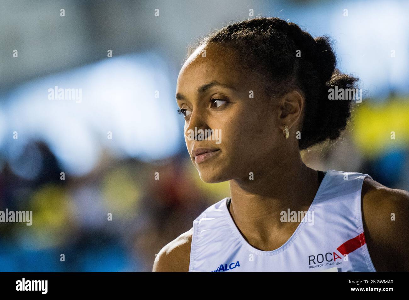 Belgian Naomi Van den Broeck is seen at the Belgian indoor athletics ...