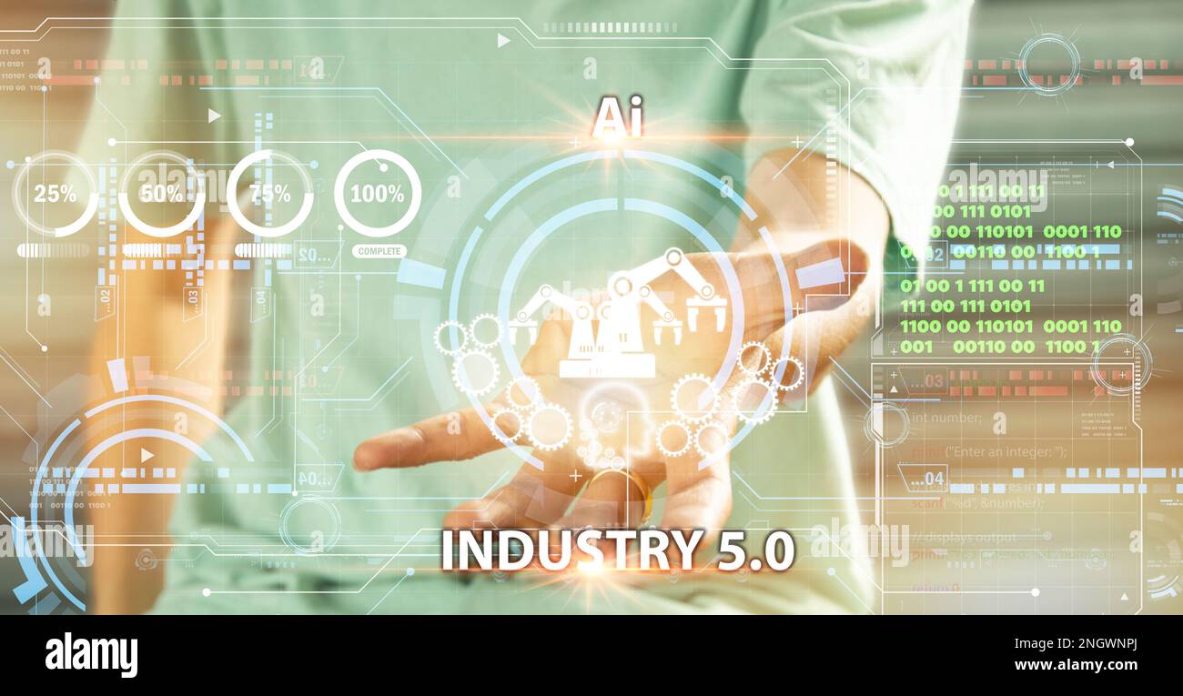 The concept of Industrial Revolution No. 5 is to improve the production process to be more ...