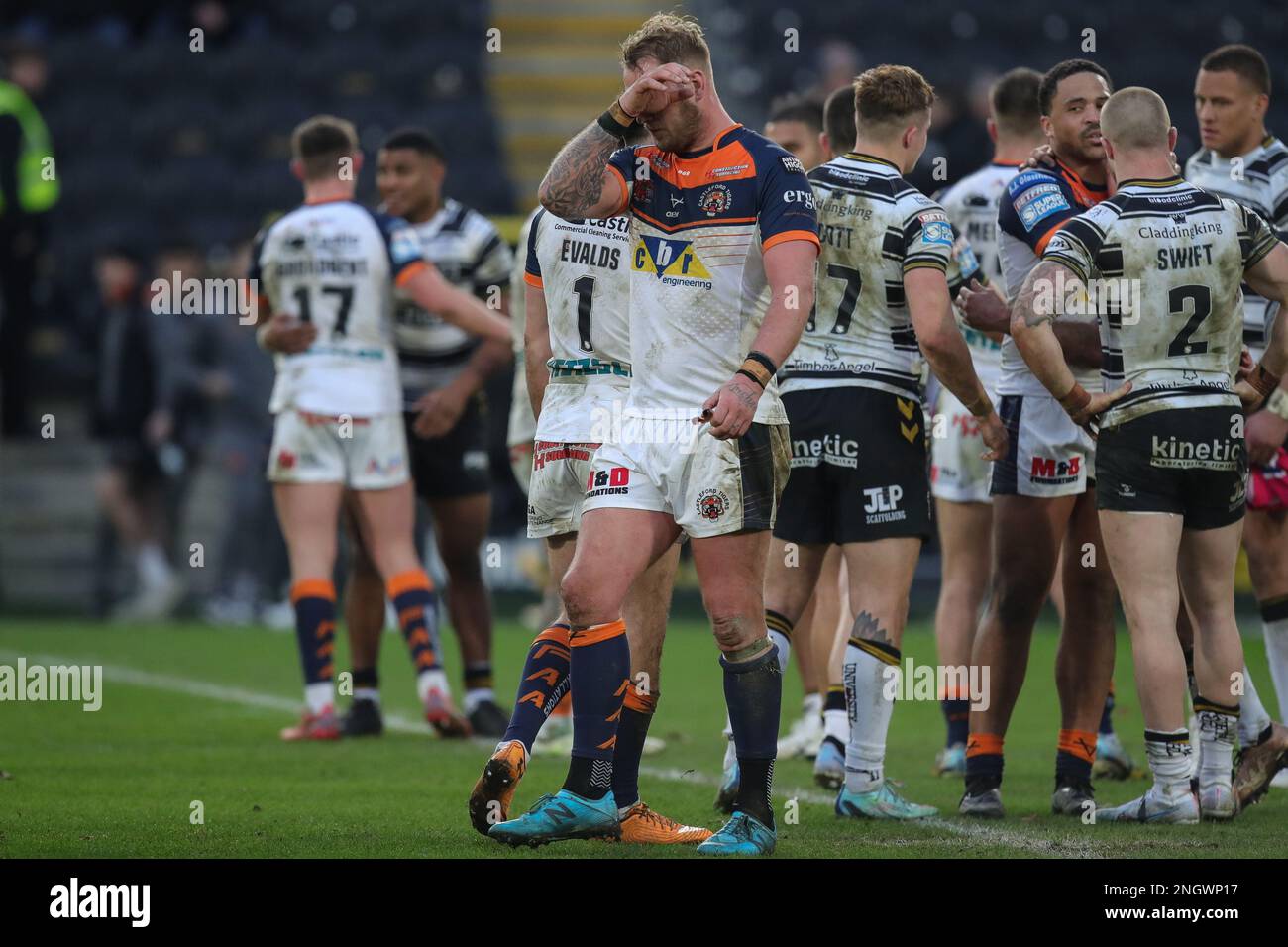 A dejected Joe Westerman #13 of Castleford Tigers after the Betfred ...