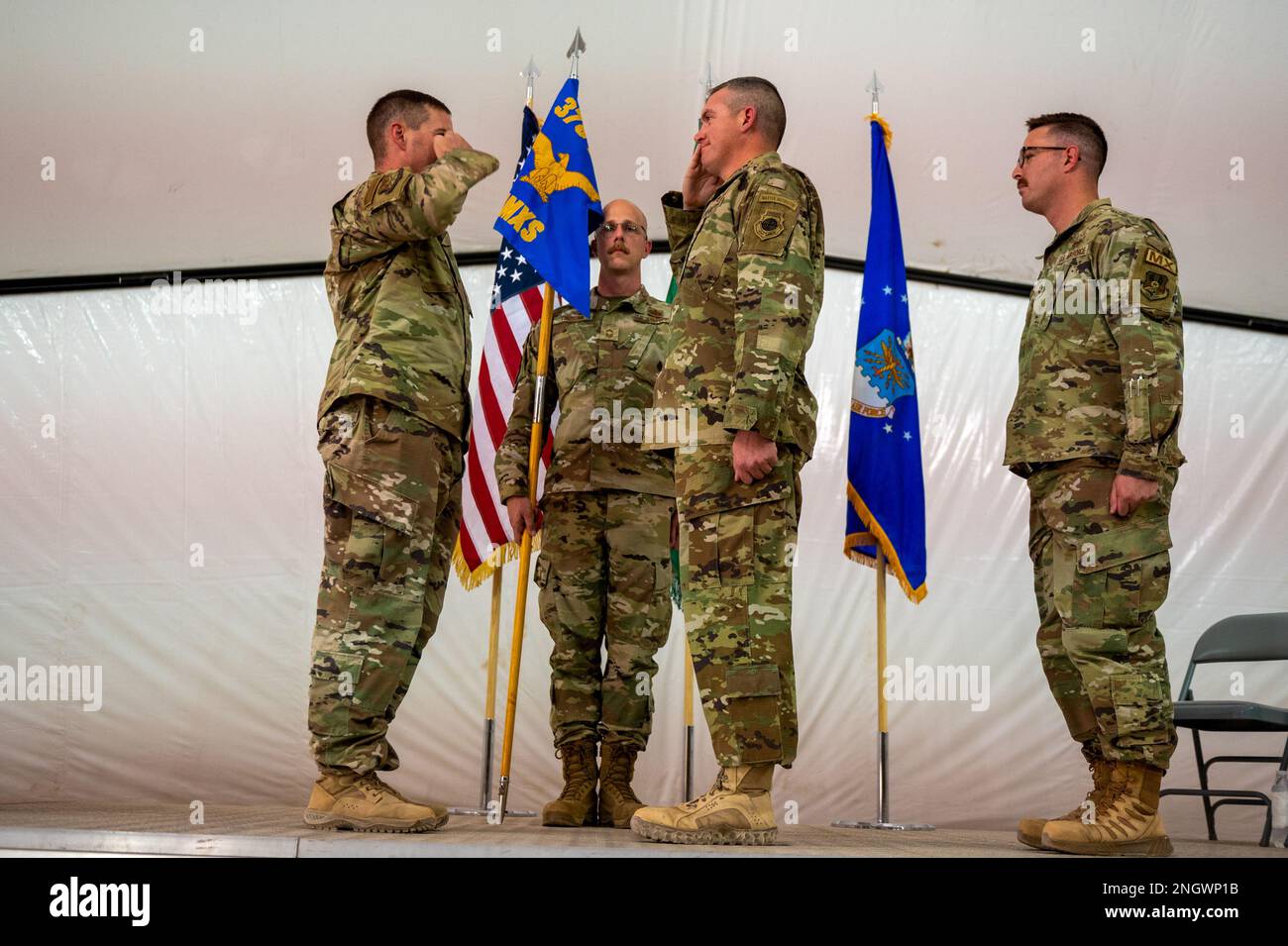 U.S. Air Force Col. Jeremy Renken, the 378th Air Expeditionary Wing ...