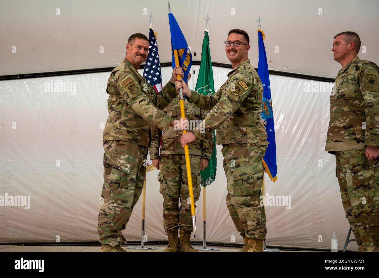 U.S. Air Force Col. Jeremy, the 378th Air Expeditionary Wing deputy ...