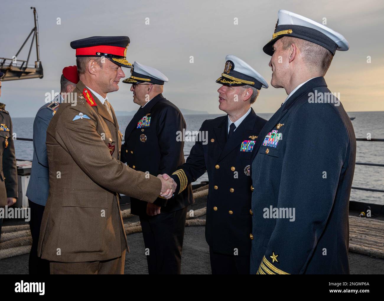 221129-N-MW880-1103 NAPLES, Italy (Nov. 29, 2022) Capt. Dave Pollard ...