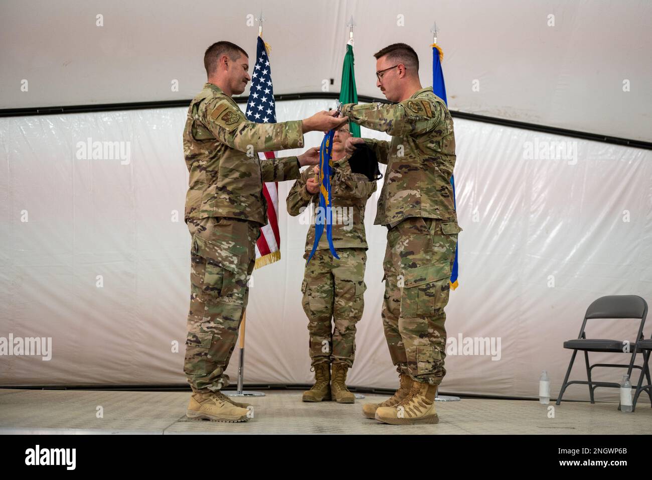 U.S. Air Force Col. Jeremy Renken, the 378th Air Expeditionary Wing ...