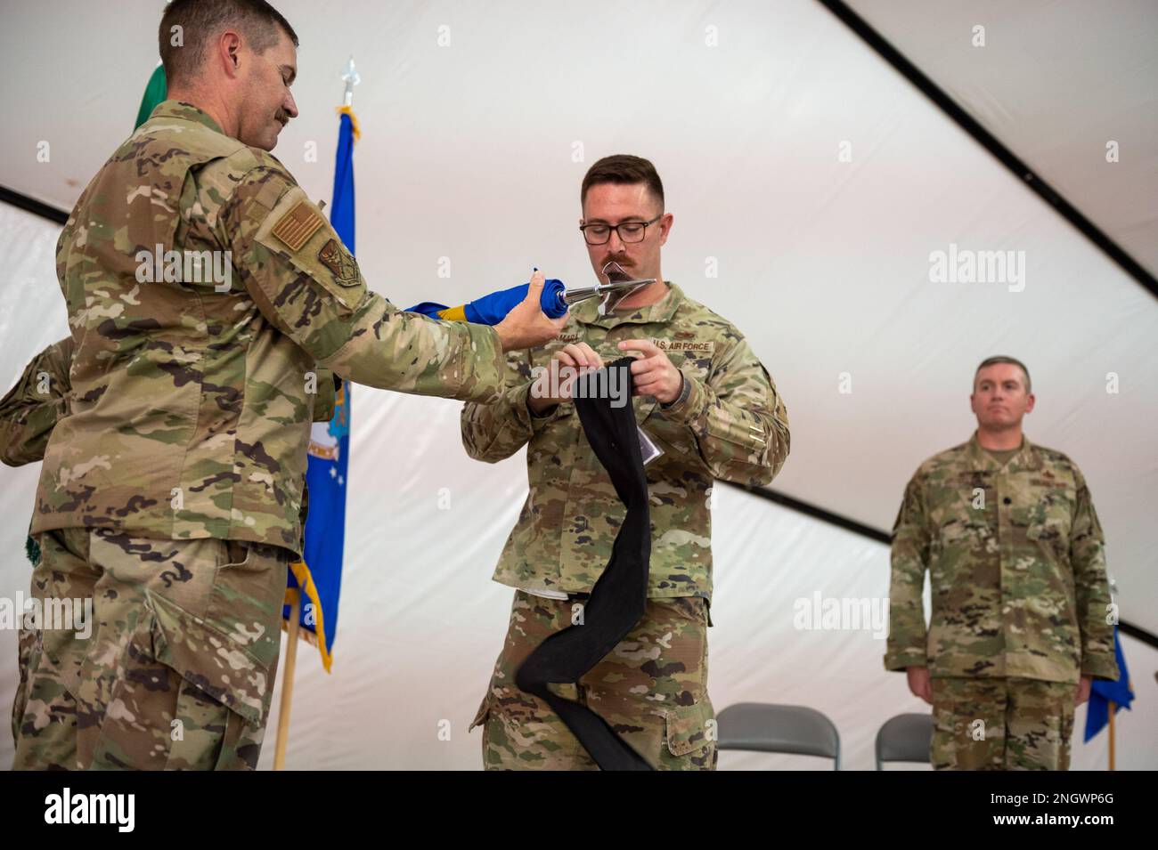 U.S. Air Force Col. Jeremy Renken, the 378th Air Expeditionary Wing ...
