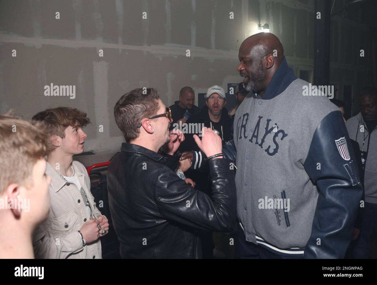 Ryder Fieri, Hunter Fieri, Shaquille O’Neil seen at the 2023 NBA ALL ...