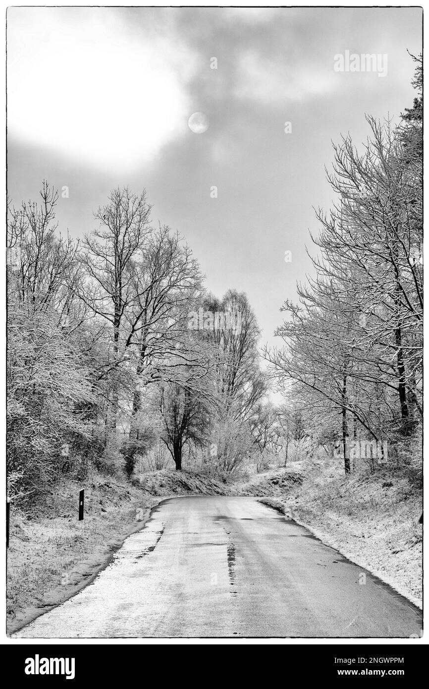 Thin snow layer Cut Out Stock Images & Pictures - Alamy