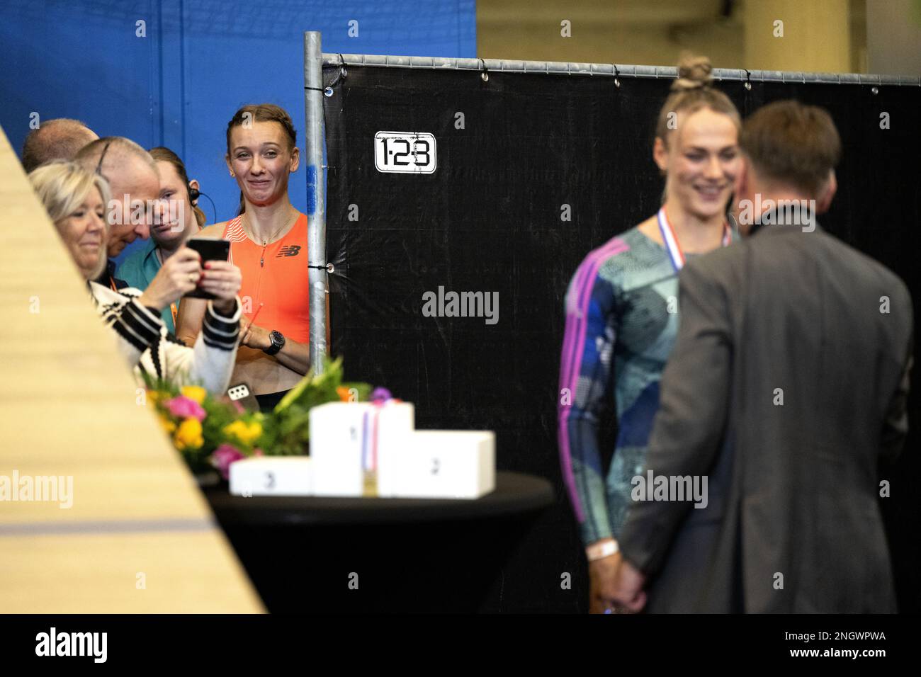 APELDOORN - Femke Bol with world record in the 400m during the second ...