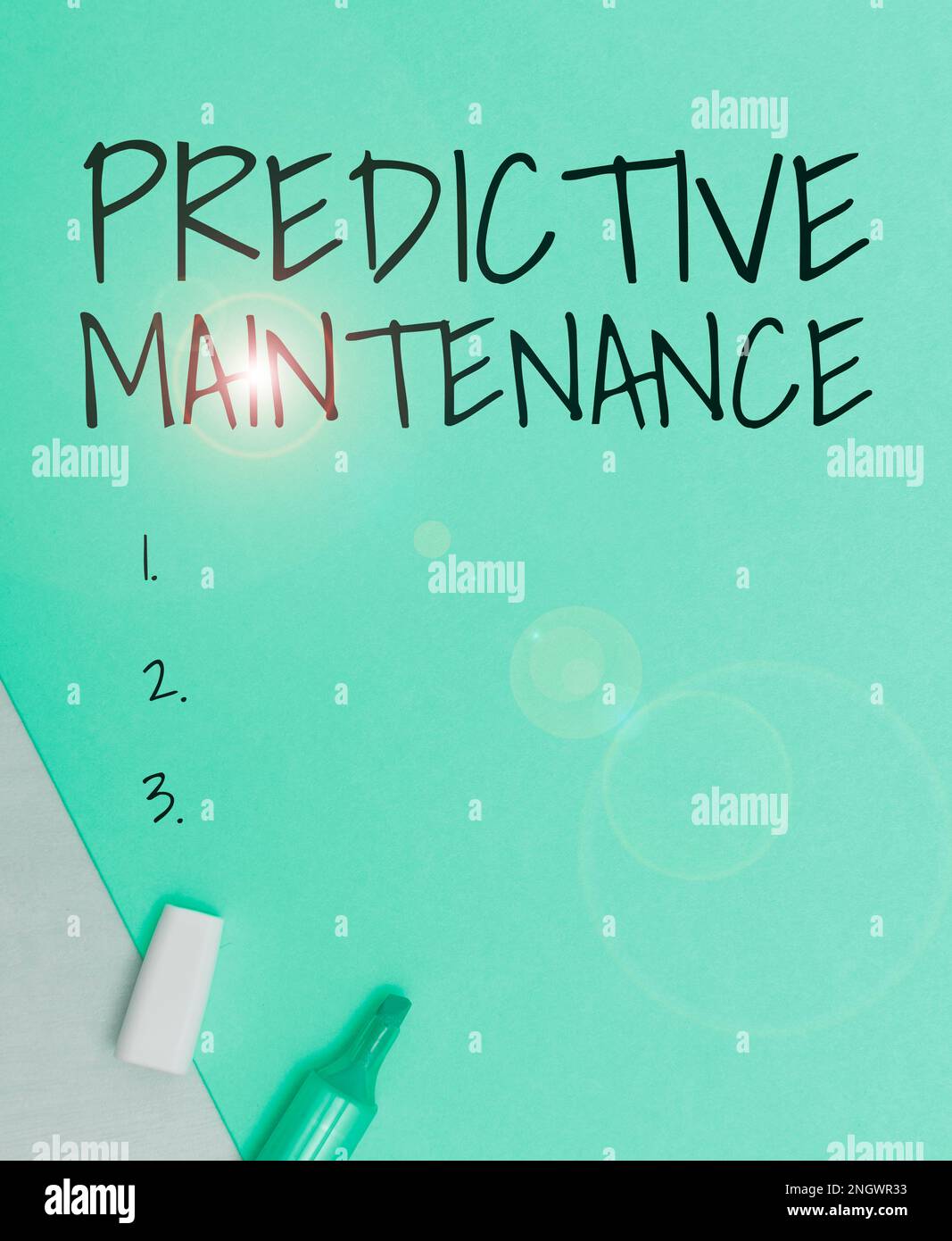 Text showing inspiration Predictive Maintenance. Conceptual photo ...