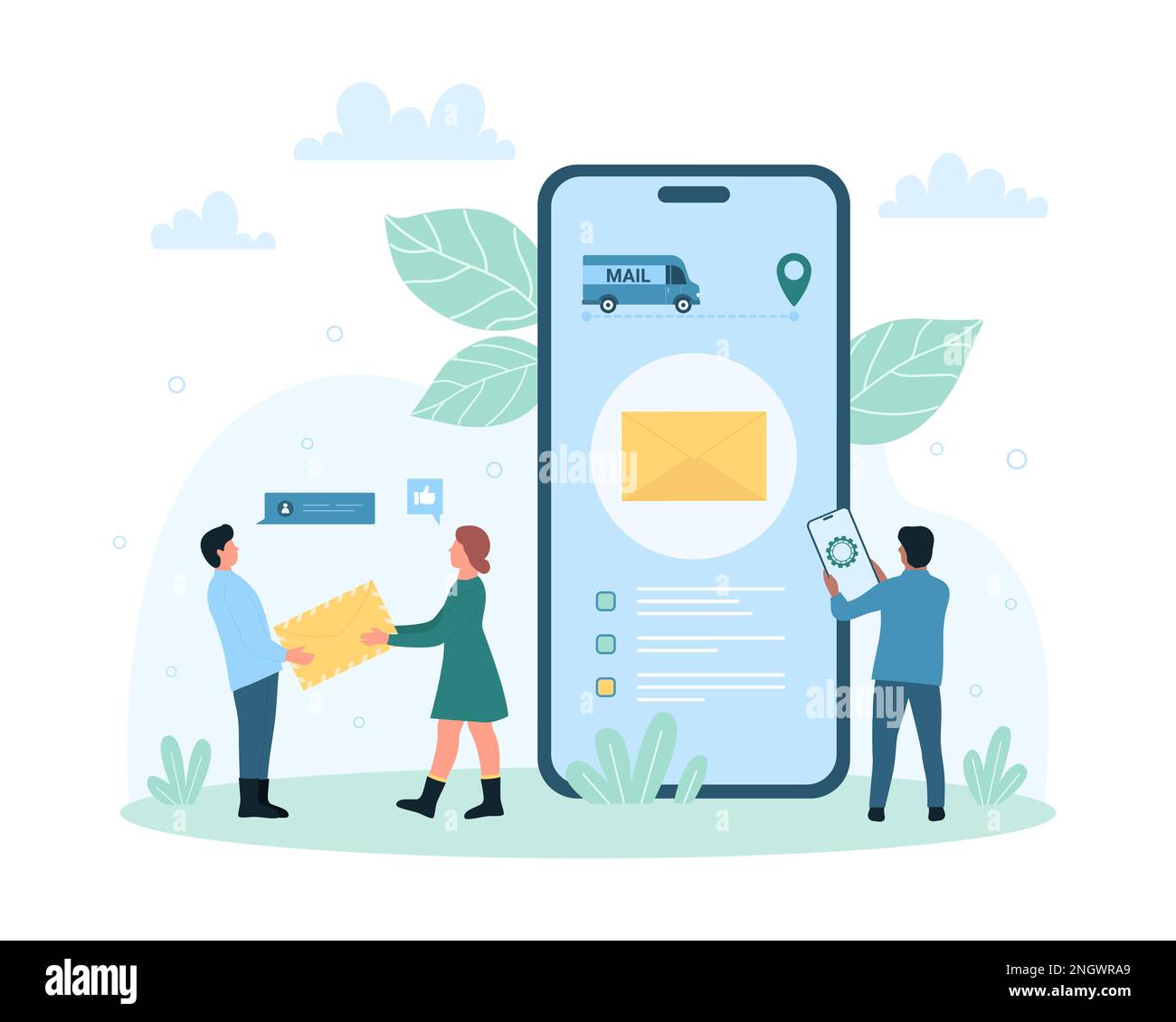 Postal order document Stock Vector Images - Alamy