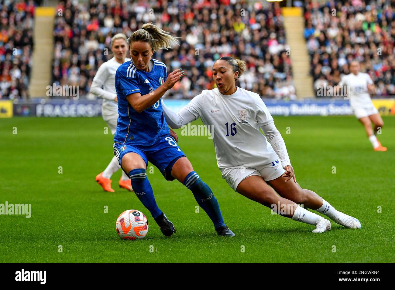 CBS Arena, Coventry, UK. 19th Feb, 2023. Arnold Clark Cup Football ...